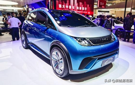 BYD EA1 ushered in its first show, using blade batteries, the body ...