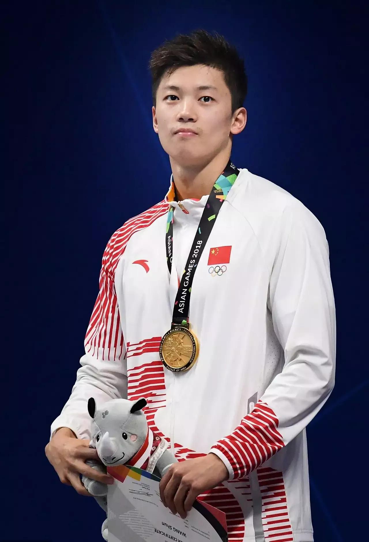 Wang Shun, the new brother of the Chinese National Men's Swimming Team ...