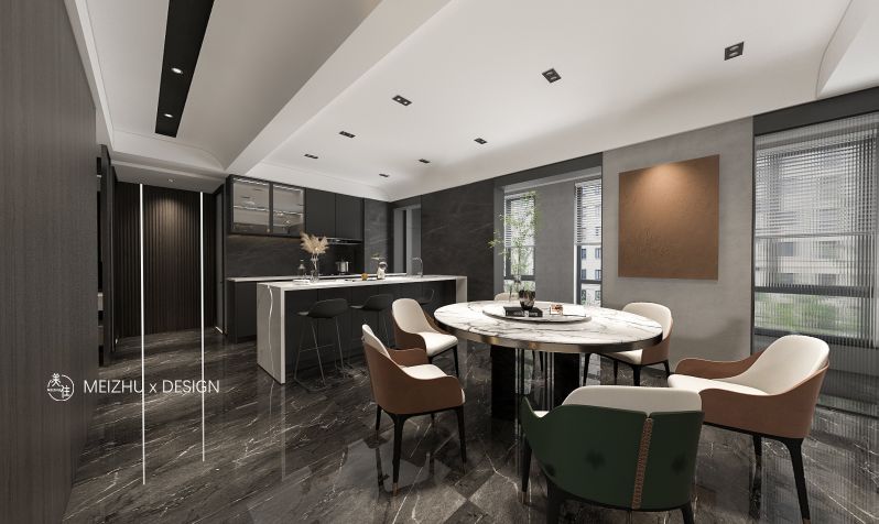 A large flat floor of 260 square meters, high-class and simple style ...