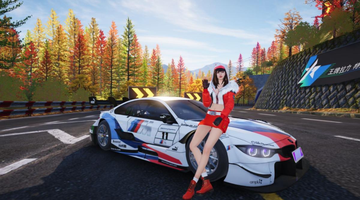 Surreal concept car + cool big move, subverting traditional racing ...