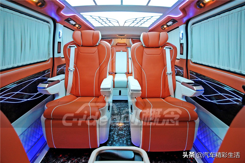 Mercedes-Benz Maybach Vito interior modification, let you experience ...