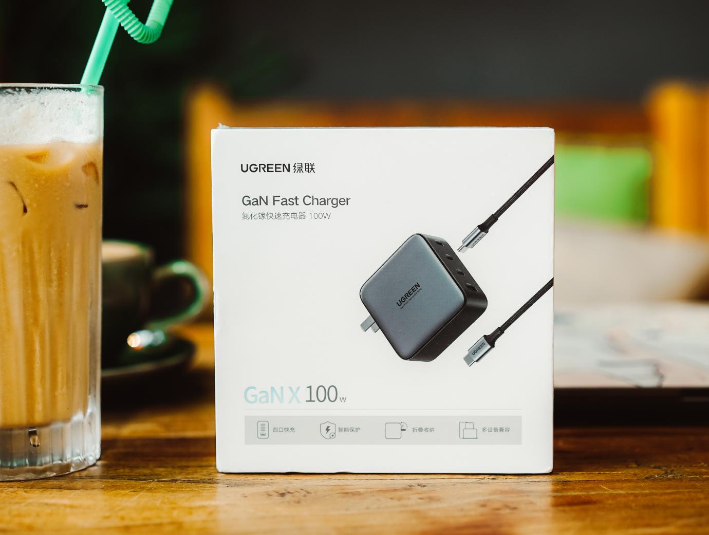 Worry-free charging?Green Union GaN Gallium Nitride 100W charger hands ...