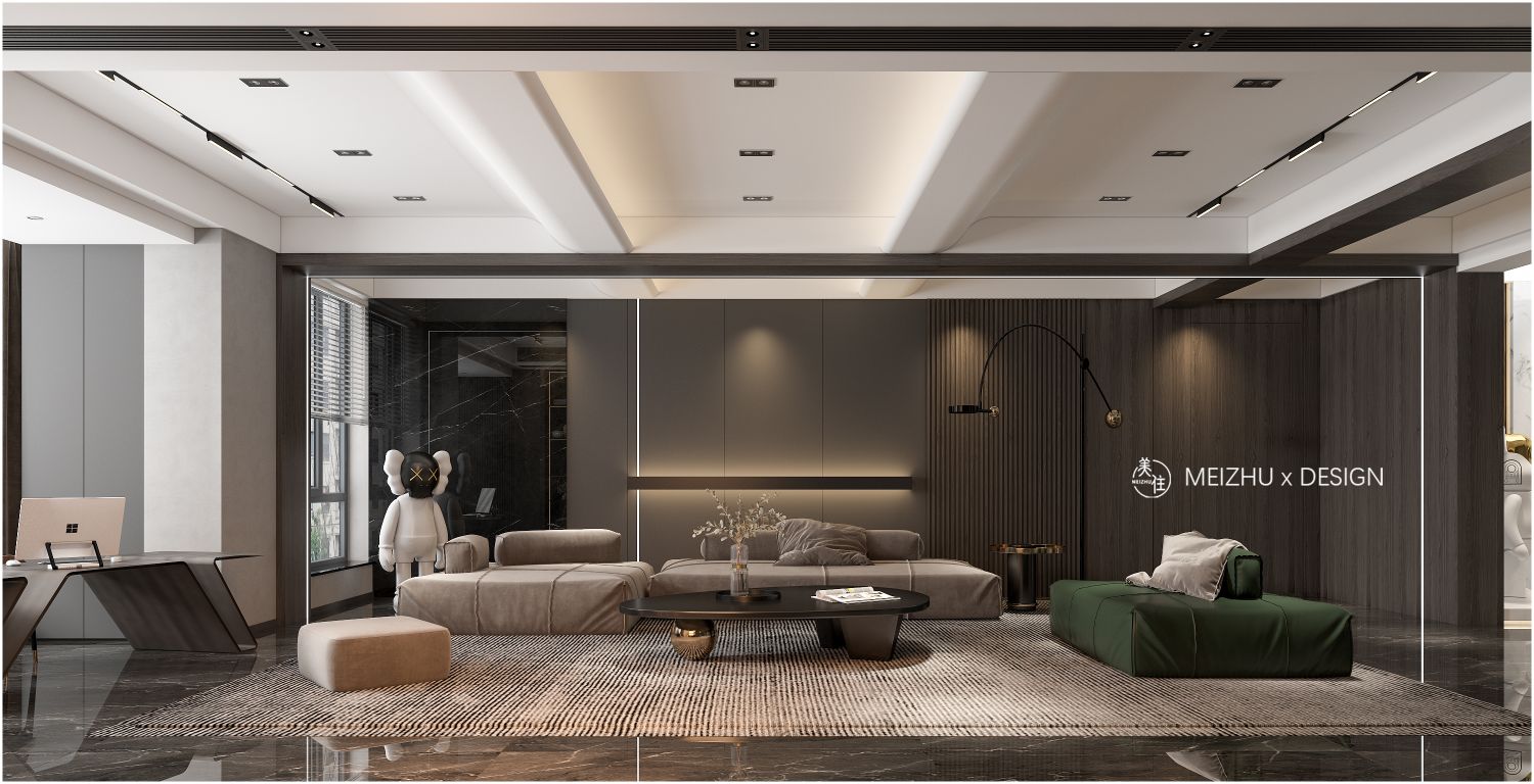 A large flat floor of 260 square meters, high-class and simple style ...