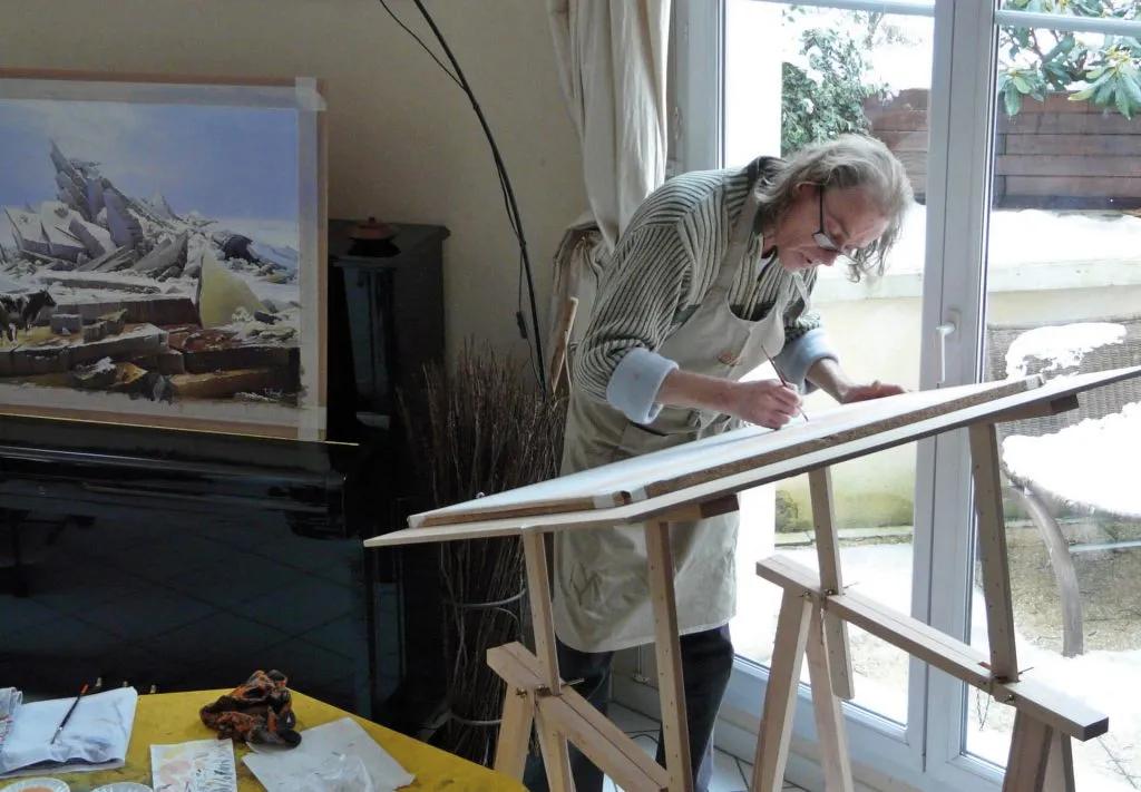 Thierry Duval, a watercolor painter in Paris, France - iMedia