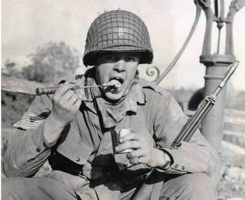 How was the food in the World War II countries?The US army eats steak ...