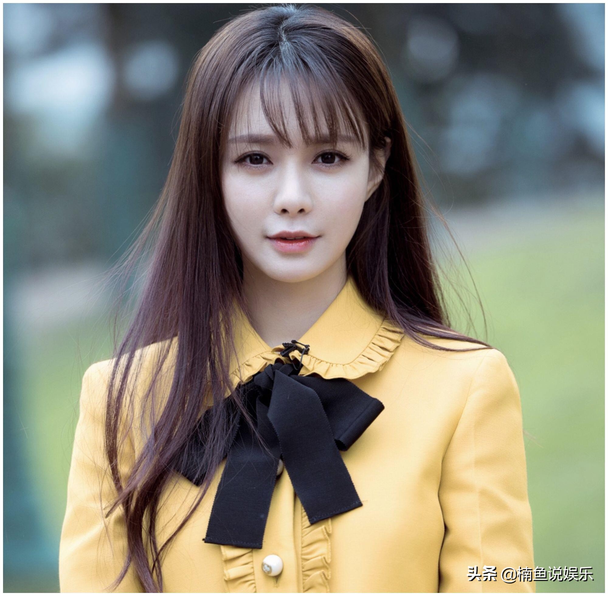 Shen Mengchen and Meng Jia's hair volume comparison, one is thick and ...