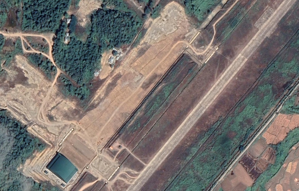 Myanmar builds a front-line air base in Magway Province, the warplanes ...
