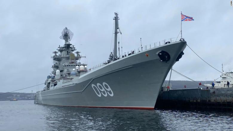 "The Great Ship of the Russian Navy" Peter the Great nuclear-powered ...
