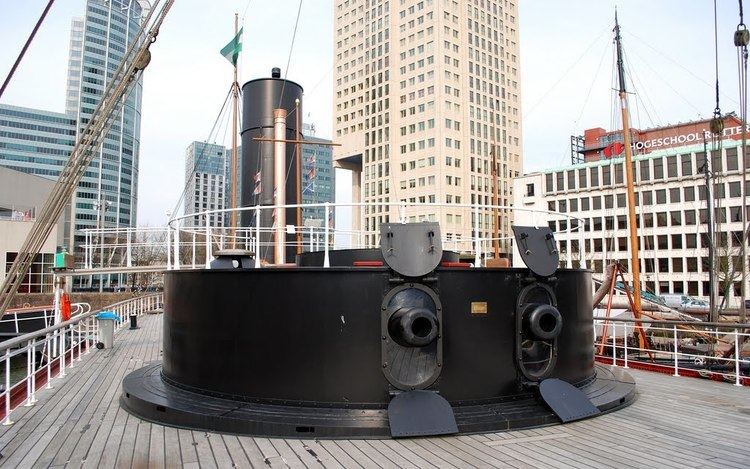 19th century Dutch HNLMS Buffel coastal defense ironclad ship - iMedia