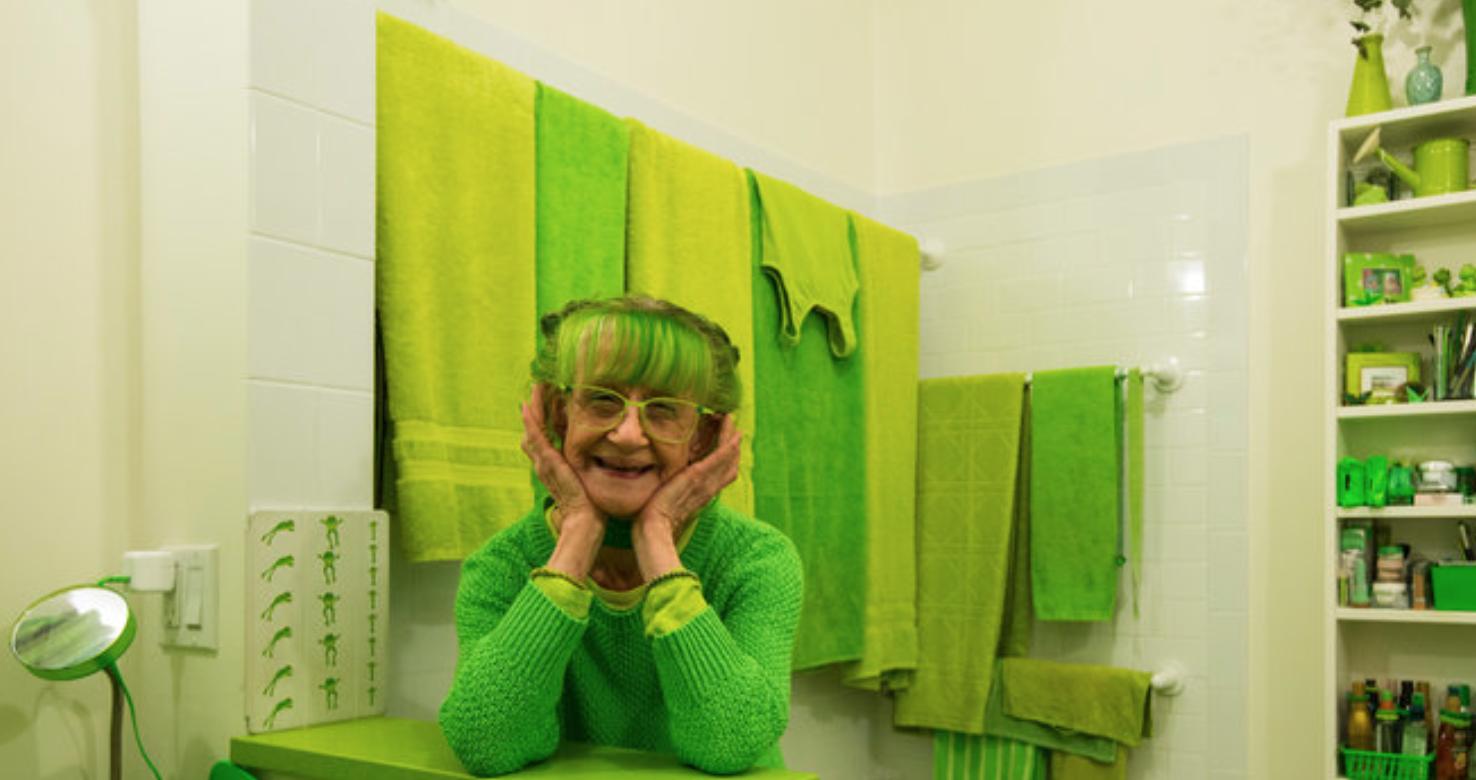 She is the "greenest" woman in the world. She has been obsessed with ...