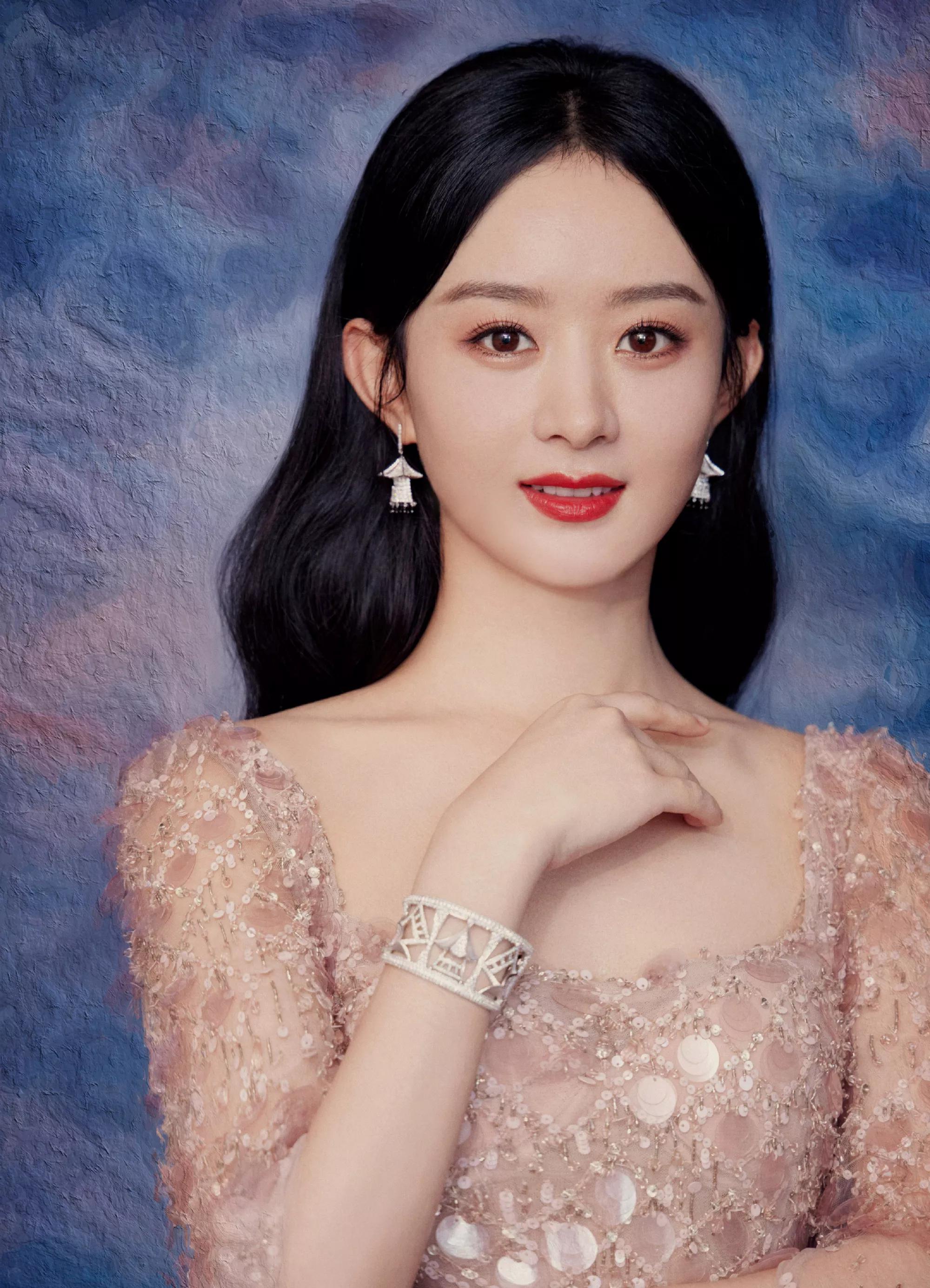 Zhao Liying Mid-Autumn Festival Plain Dress Photo: Charm Princess Ying ...