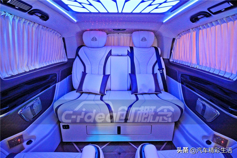 Mercedes-Benz V260 upgraded interior modification, after modification ...