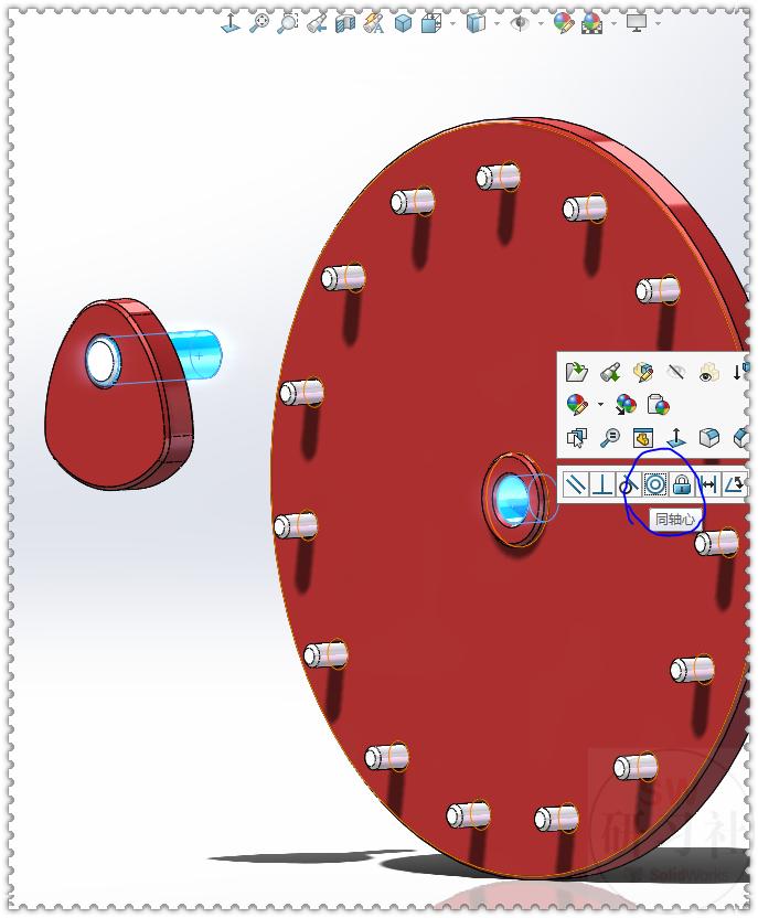 Made with SolidWorks: Triangular cam mechanism - iMedia