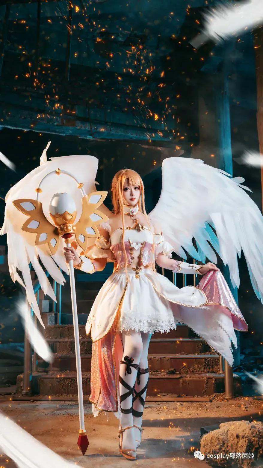 cos: Sword Art Online Angel Asuna cos feature film - iMedia