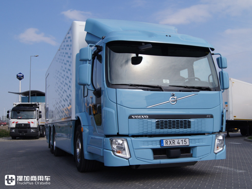 CNG power, low-entry Volvo FE truck, joins the Volvo natural gas truck ...