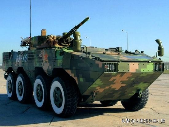 Leopard of China; ZBL-08 wheeled infantry fighting vehicle family, showing the new style of ...
