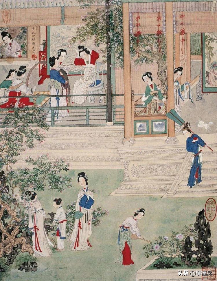 Appreciation of the famous figure painting "Xiao Makeup" - iMedia