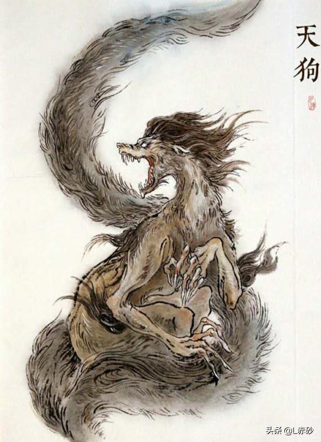 Tengu in the Classics of Mountains and Seas, and Modern Tengu Eat Moon ...