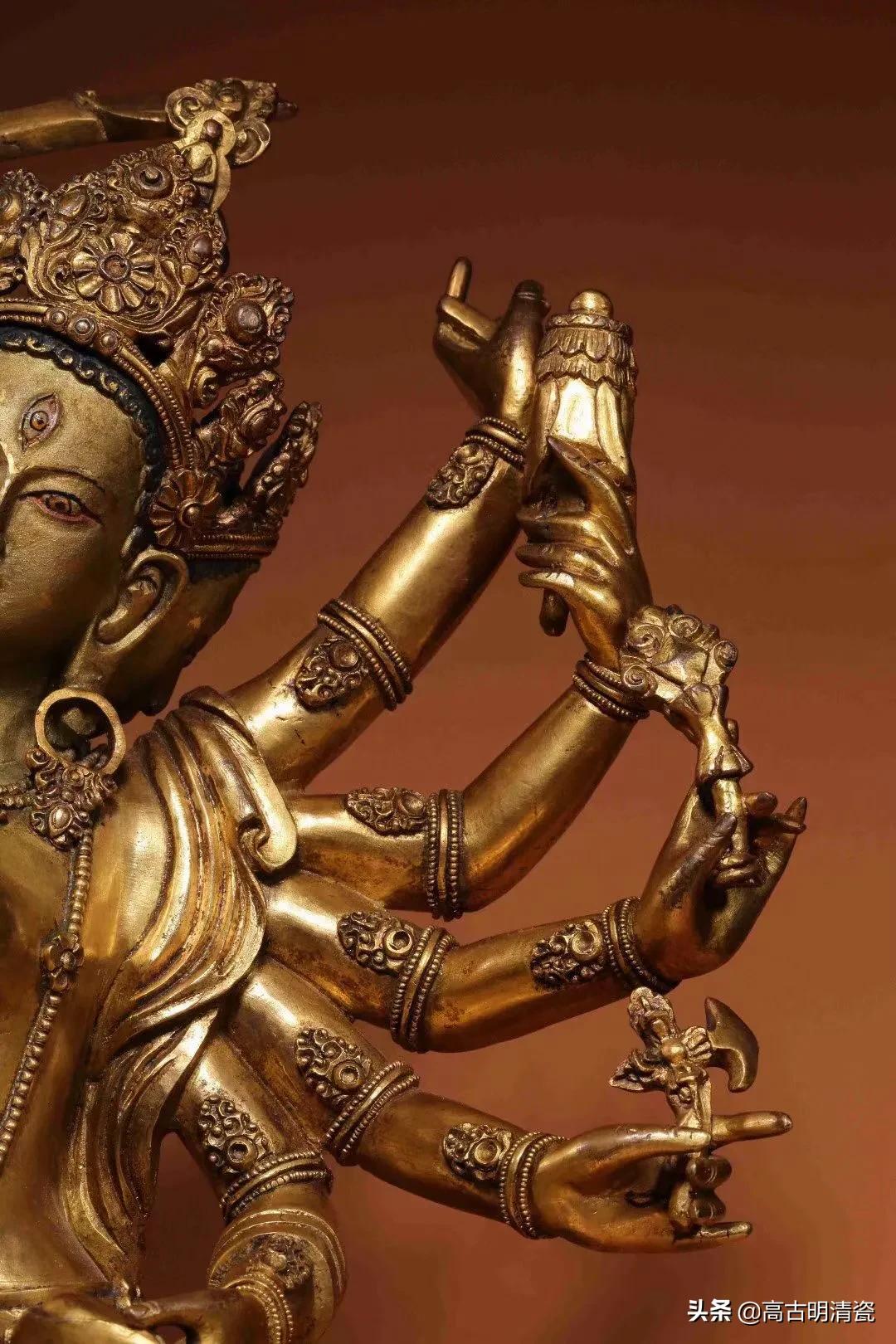 Daming bronze statue of Zhunti Buddha Mother - iMedia