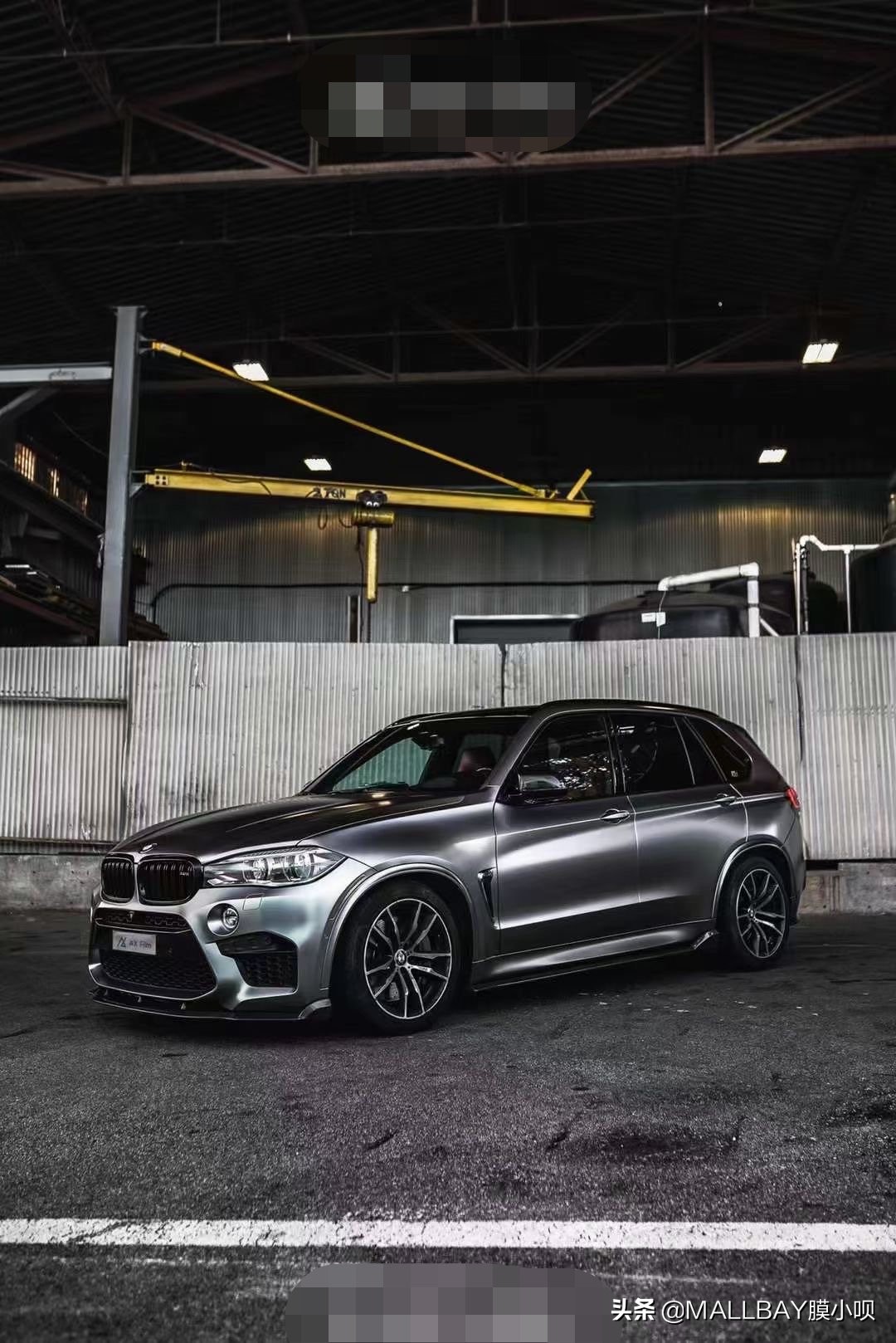 Film color change case: BMW X5 M color change electro-optical metal ...