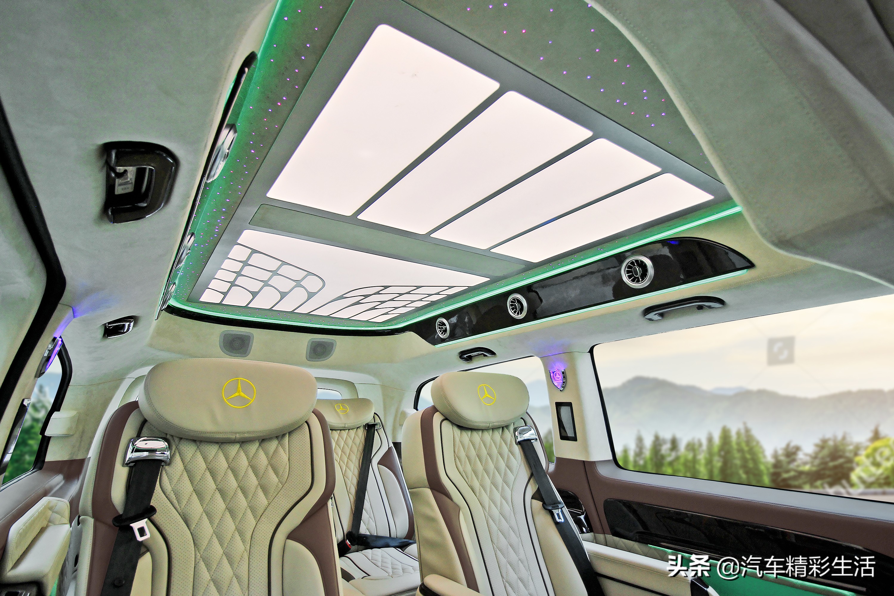 Mercedes-Benz Vito's new interior modification, seven-seater heightened ...