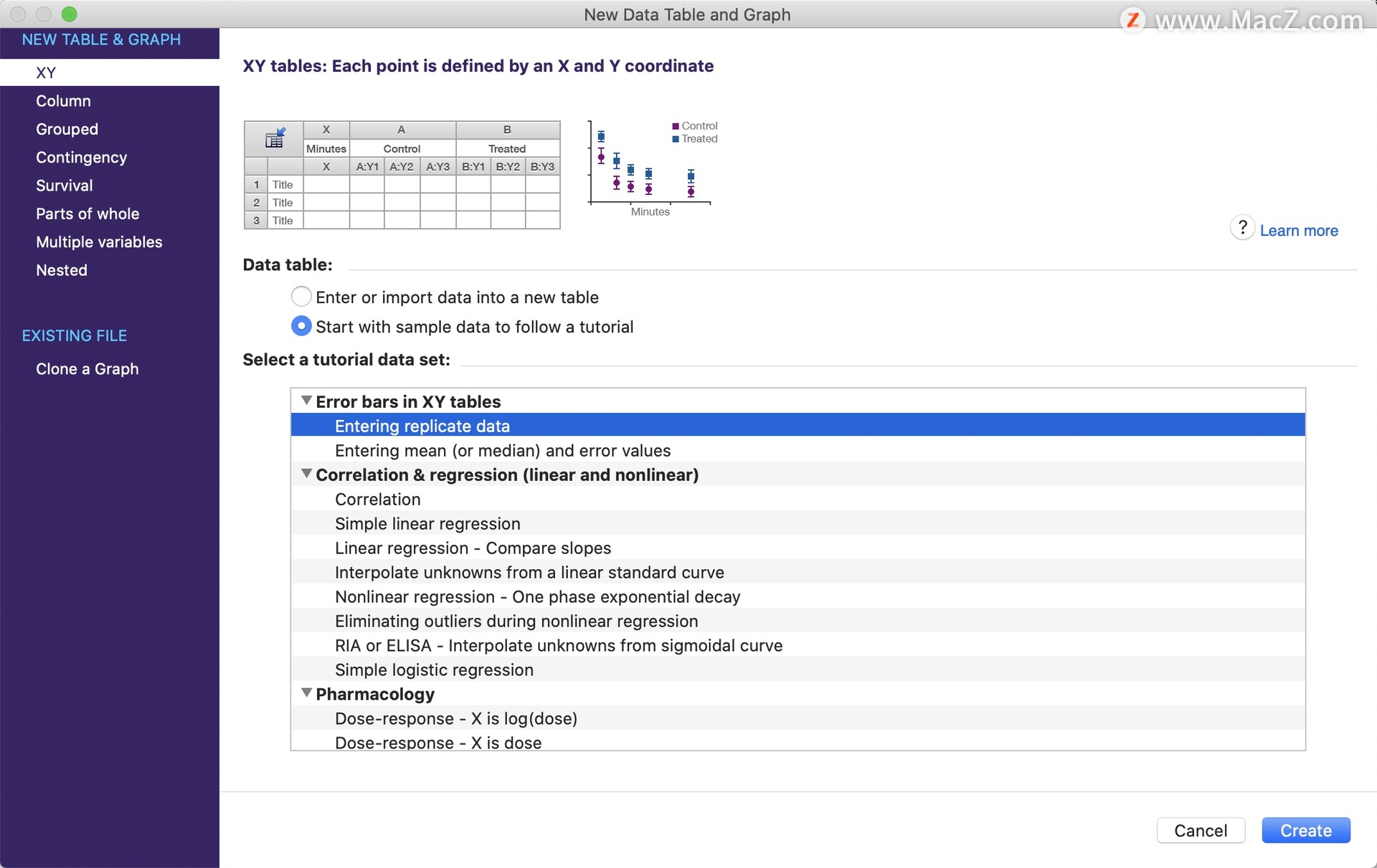 GraphPad Prism 9 for Mac (statistical analysis drawing software) - iMedia