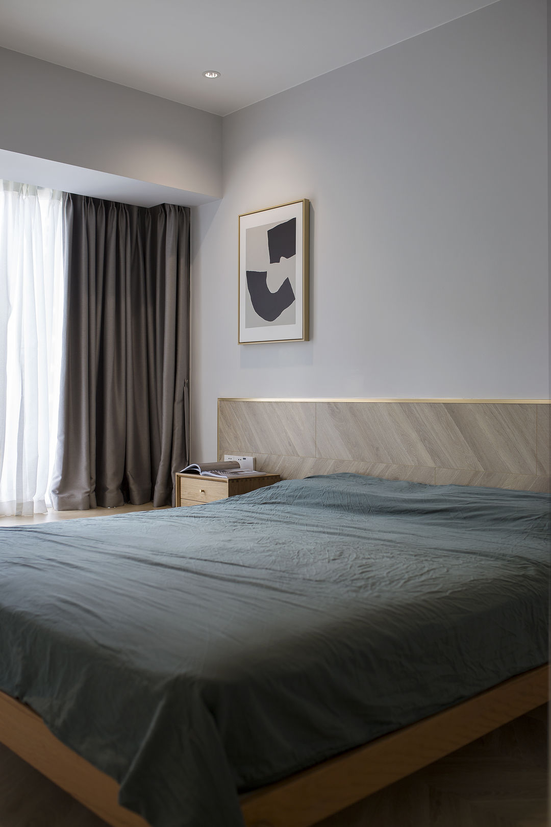 85 square meters three-bedroom residence, adhere to the design of three ...