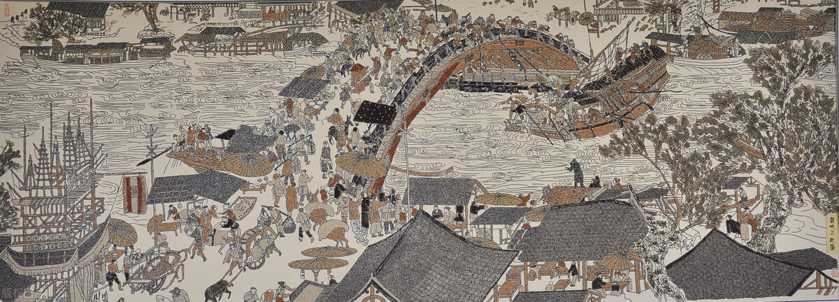 Which city is depicted on the Riverside Map of Qingming Dynasty - iMedia