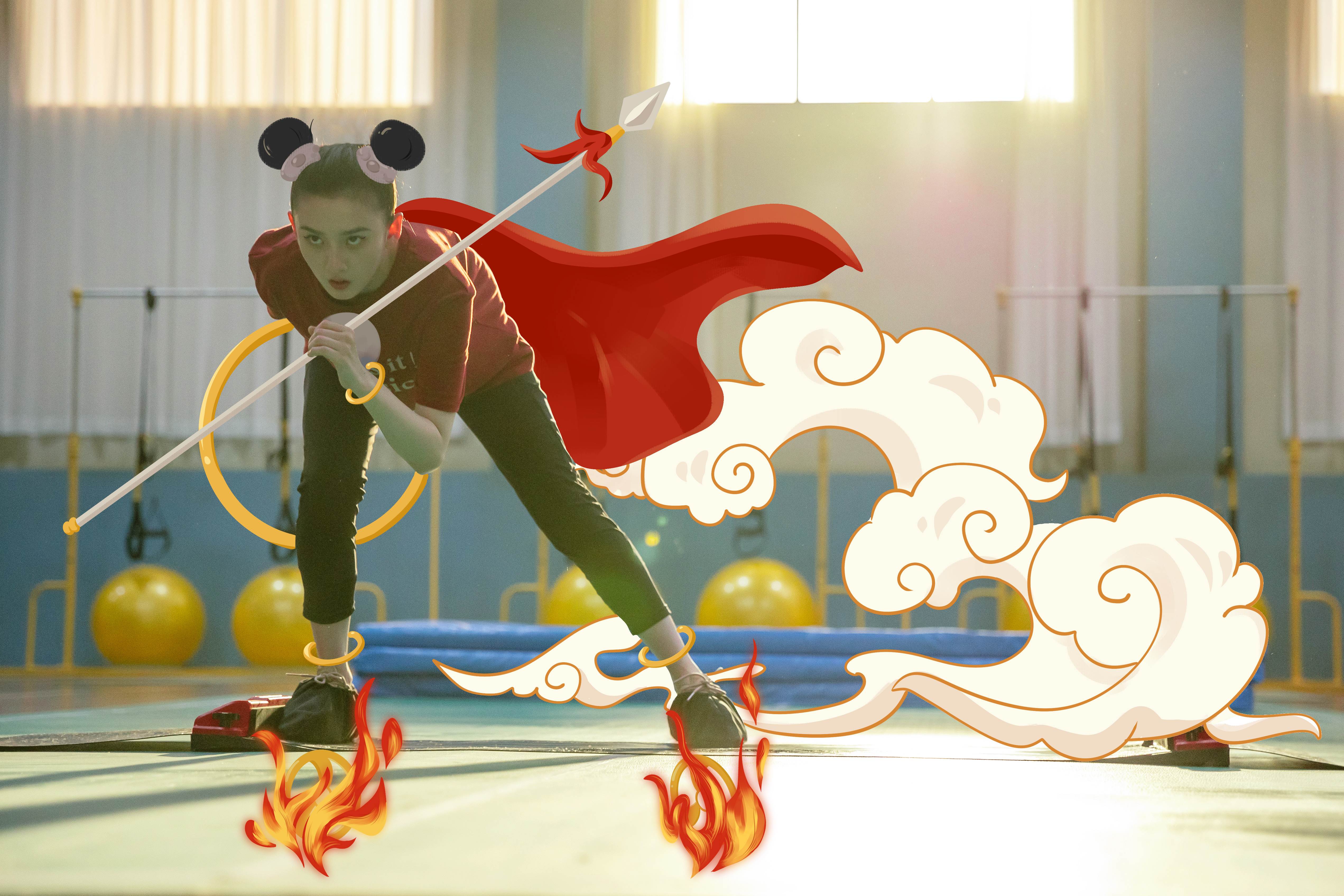 "Flying with You in the Wind" Shen Zhengyi was p-turned into Nezha, Song Zuer commented that the ...