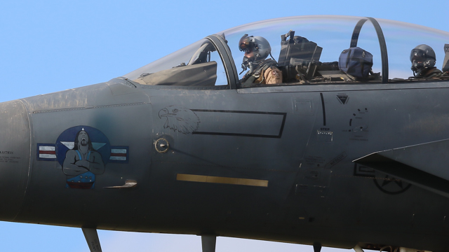 494th Fighter Squadron (494th FS) F-15E Strike Eagle (nose art) - iNEWS