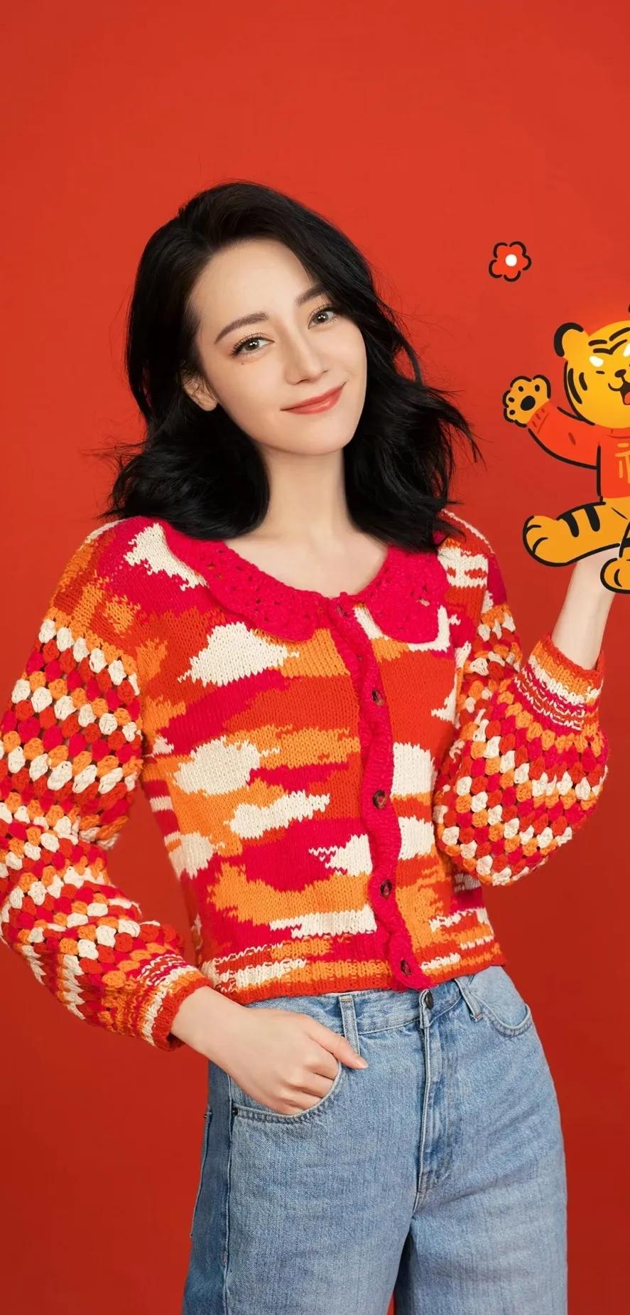 The latest wallpaper of Dilireba in the Year of the Tiger - iMedia