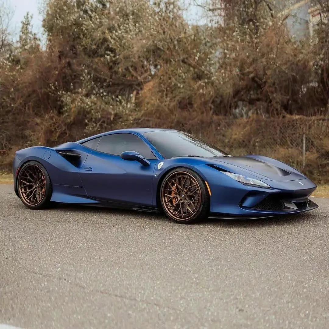 Ferrari F8 Tributo; modified AGL43 3-Piece forged wheels - iMedia