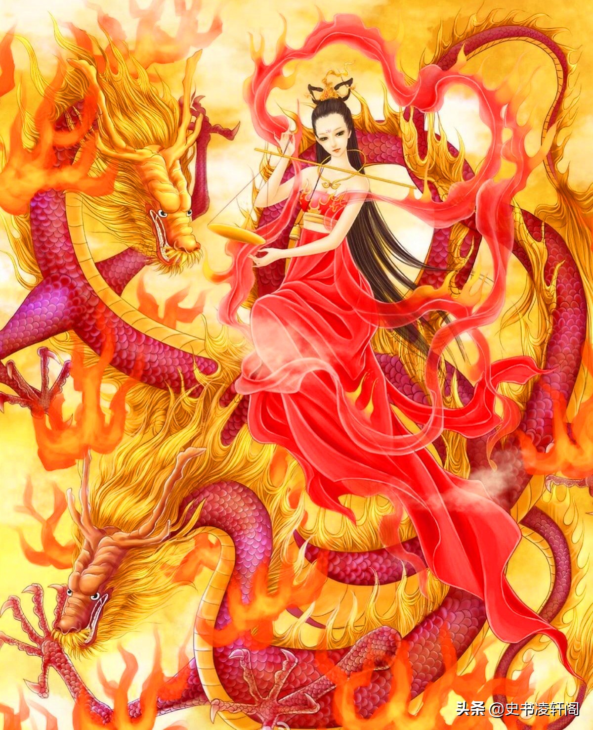 In ancient mythology, the water god is Gonggong, and the fire god is Zhurong. Who are the golden ...