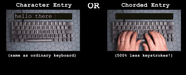 Weird typing peripherals with 500 words a minute faster than speaking ...