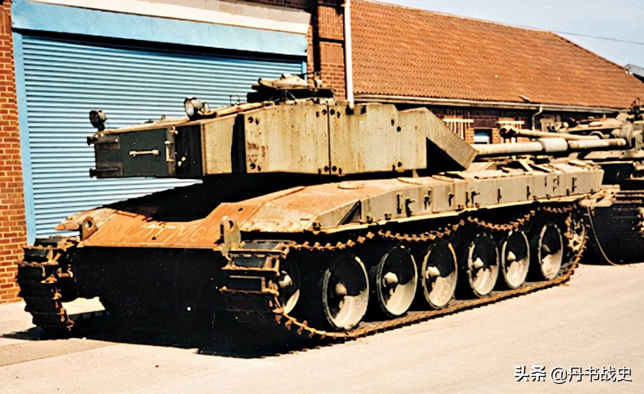 Another tank that has been installed with Chobham armor, FV4601 of the ...