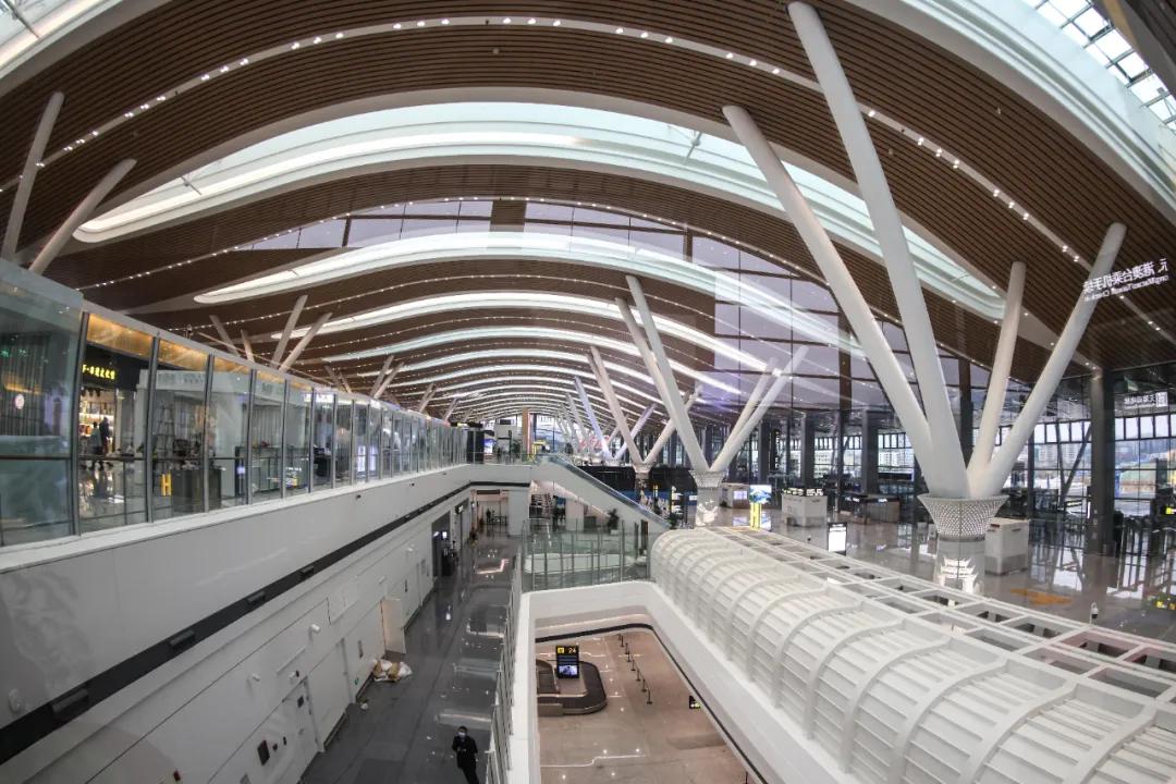 Qianshan adds wings!Terminal 3 of Guiyang Longdongbao International ...