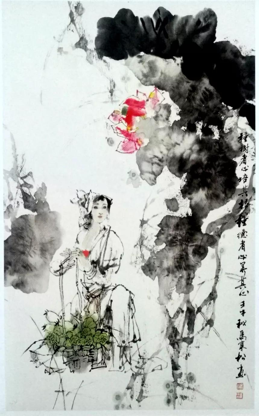 Chinese famous Chinese painter Ma Hansong ink figure painting - iMedia