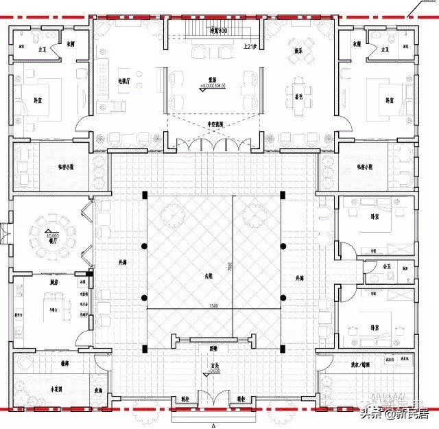 Design Case of New Chinese Modern Siheyuan in Zigong, Sichuan - iMedia