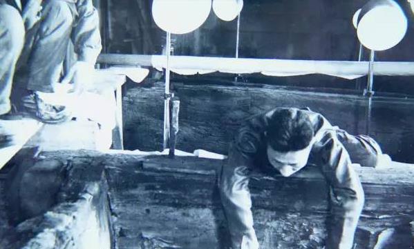 Revealing the secret: The only real image during the excavation of the ...