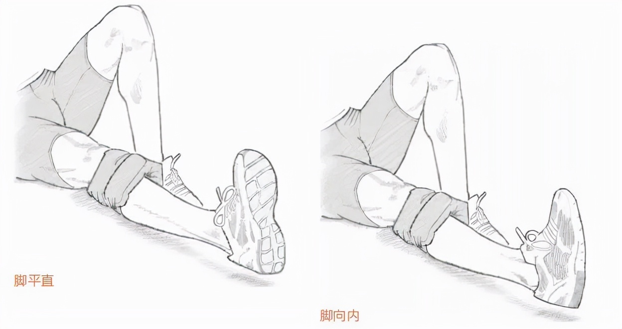 Sitting straight leg stretch - iMedia