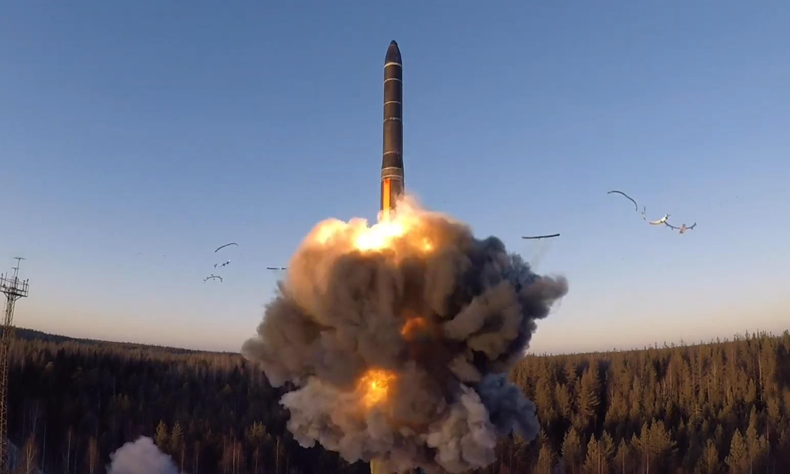 When the short-range ballistic missile hits the target, does it only ...