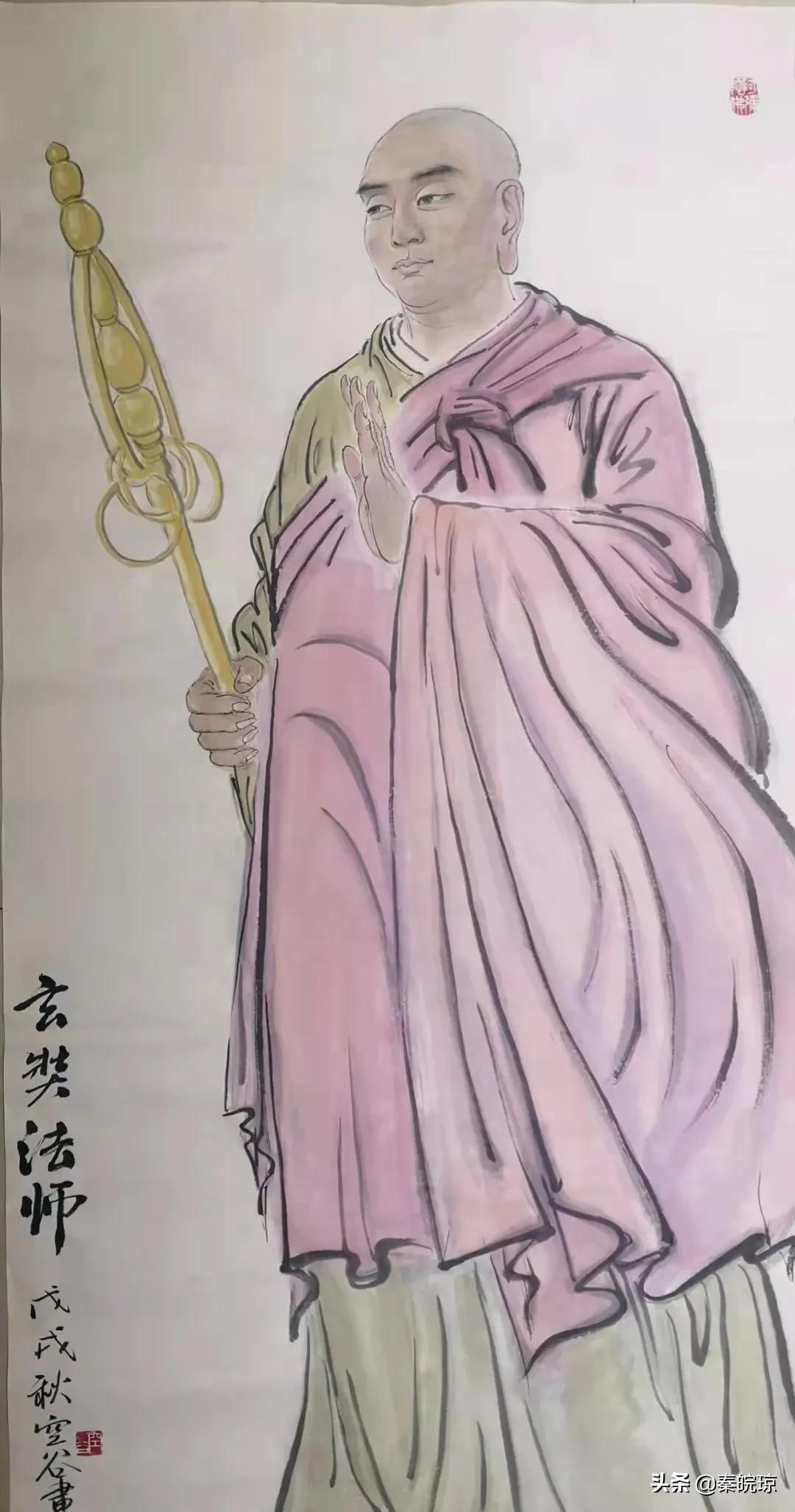 Poetry "I Ask Buddha" - Thoughts on "Master Xuanzang" by young painter ...