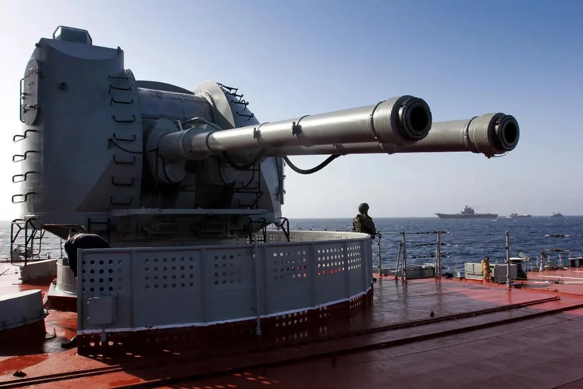 Atlas of AK-130 naval guns (64 pictures) - iMedia