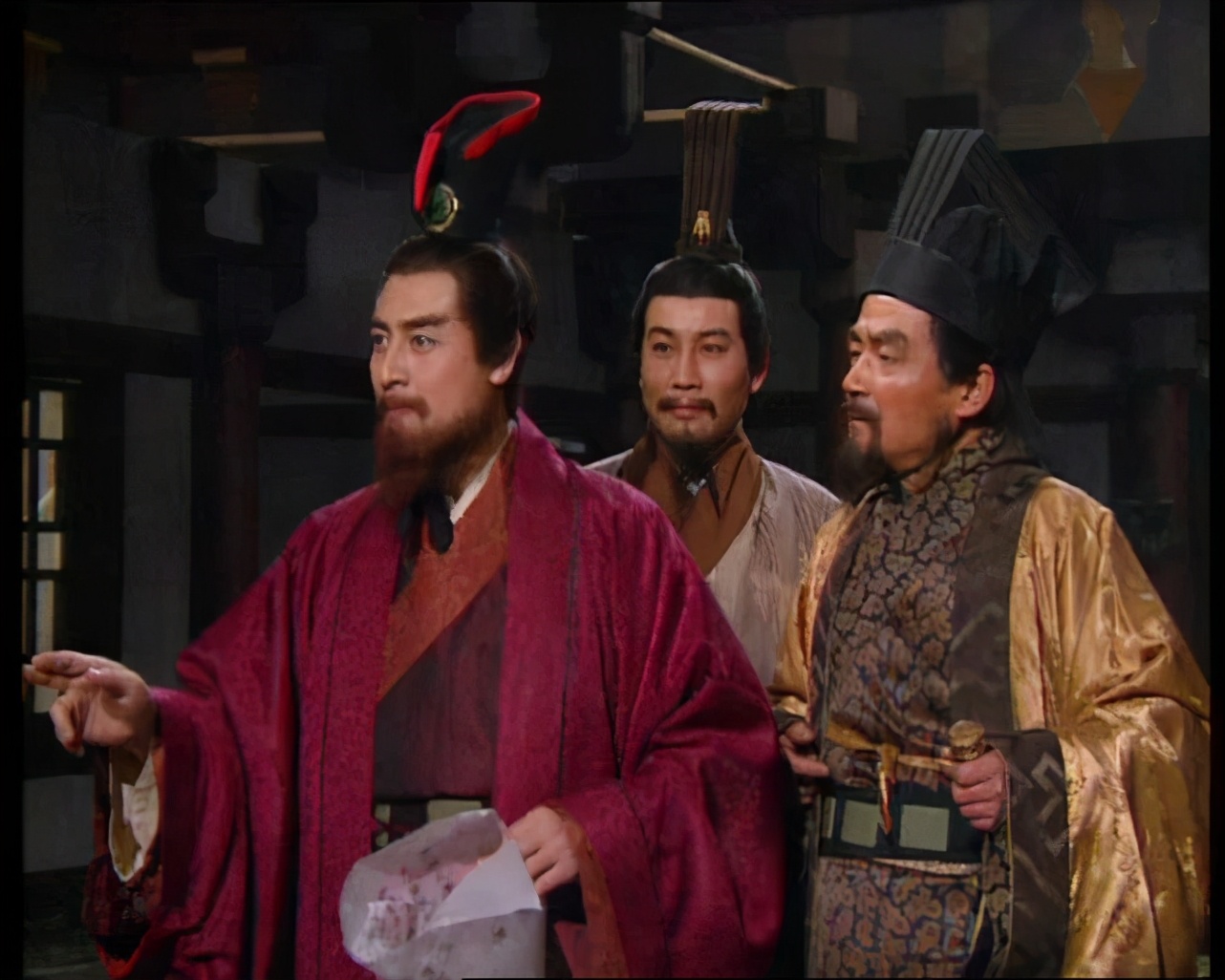 In the Three Kingdoms period, the three giants Cao Cao, Liu Bei, and ...