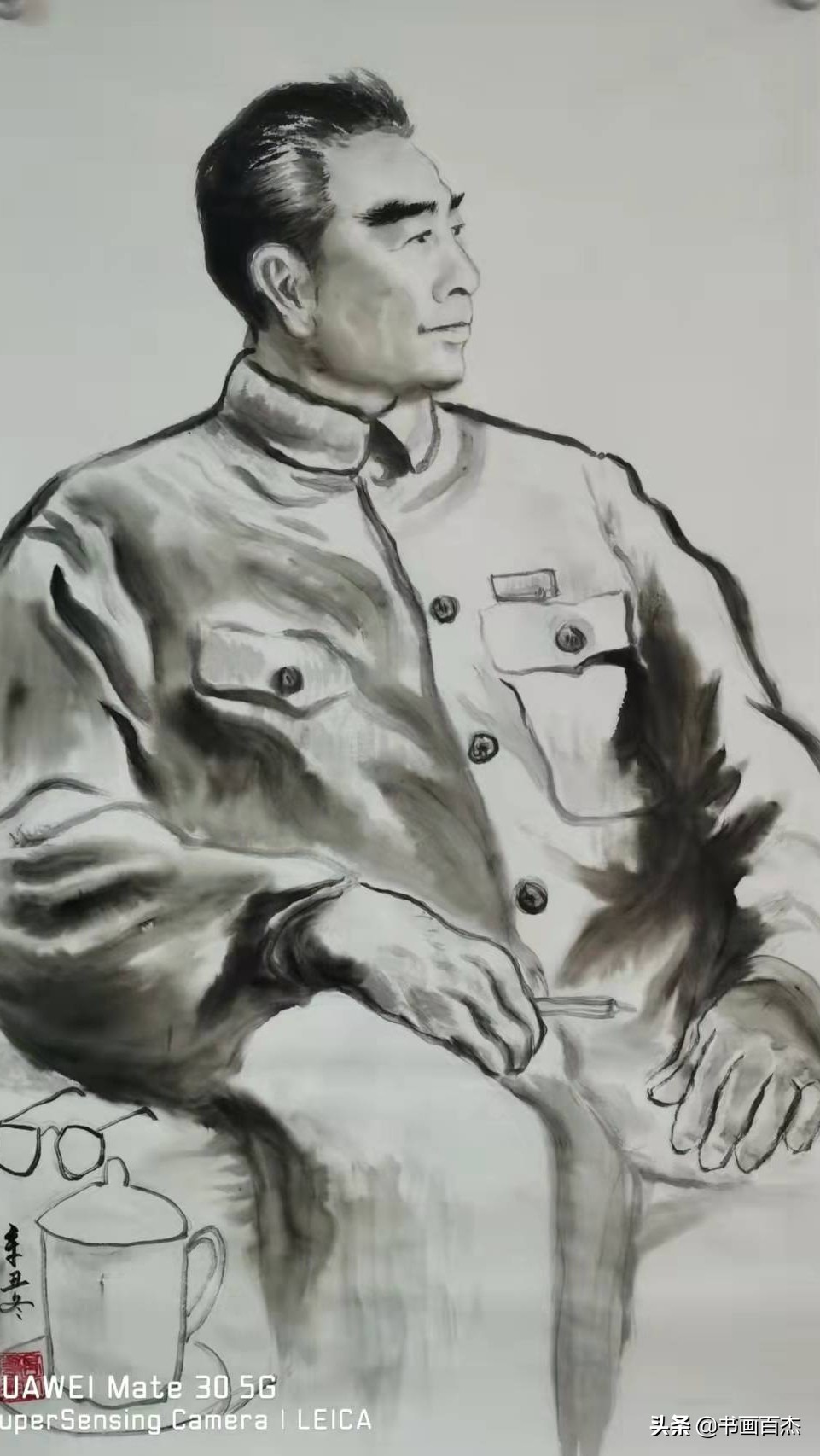 Appreciation of famous portrait painter Gao Yan's calligraphy and ...