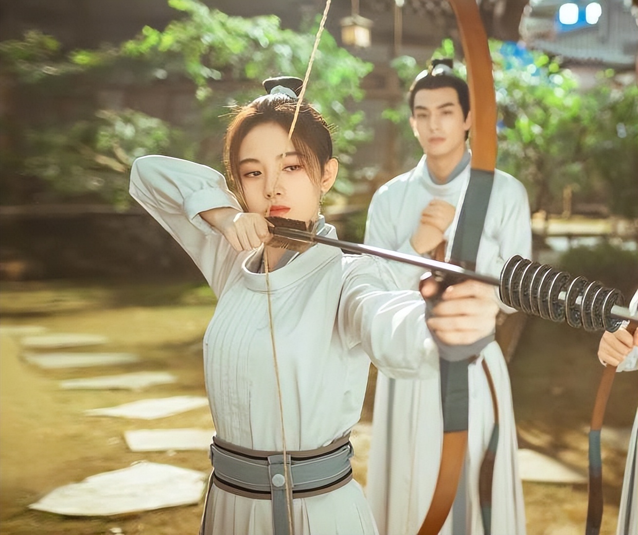 Ancient costume goddess archery: Liu Shishi, Zhao Lusi, Li Qin, Tang ...