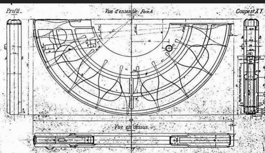 The earliest mass-produced light machine gun, the French Chauchat M1915 ...
