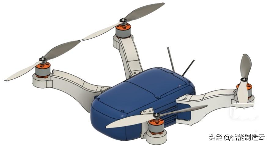 46 sets of UAV 3D drawings Four-axis six-axis unmanned aerial vehicle ...