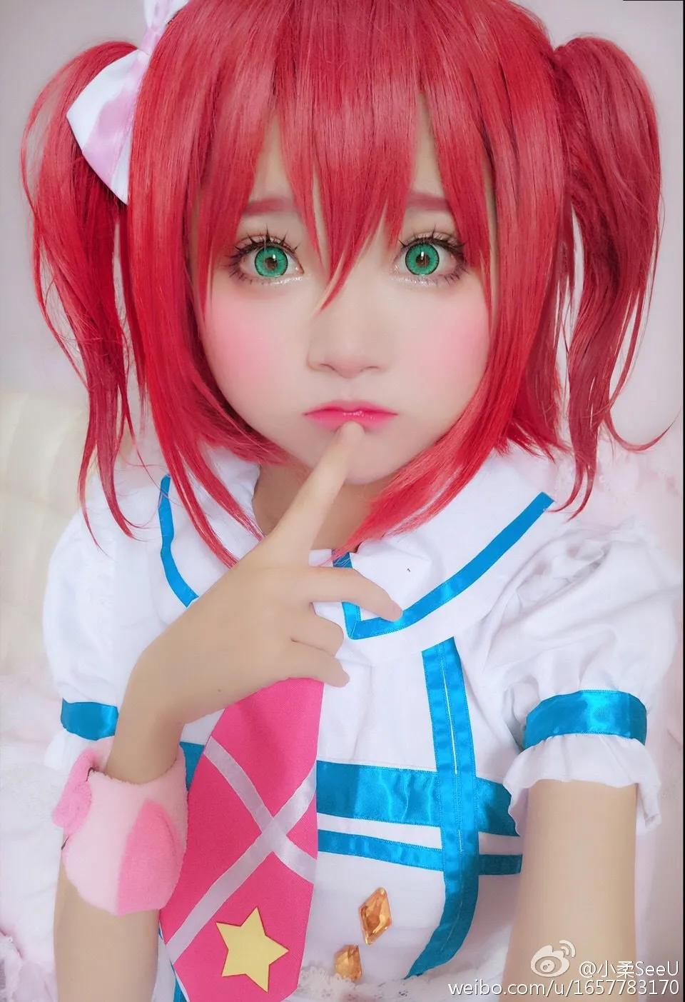 The cute hero "Xiaorou SeeU" in the Cos world is really not a beautiful ...