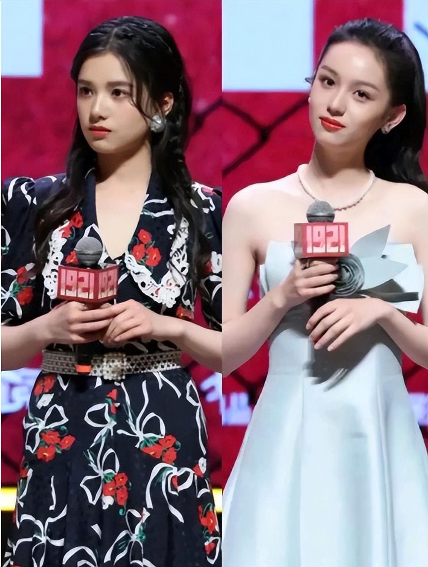 Zhou Ye and Zhang Jingyi took a photo in the same frame, can you tell ...